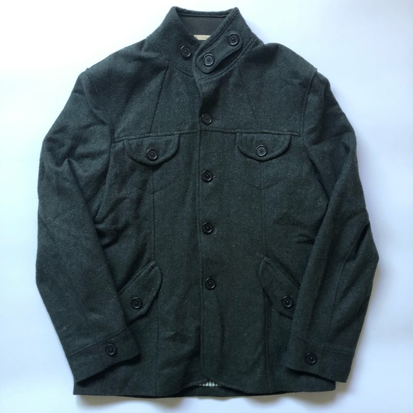 Brown Sound | Jackets & Coats | Brown Sound Wool Blended Pea Coat In ...